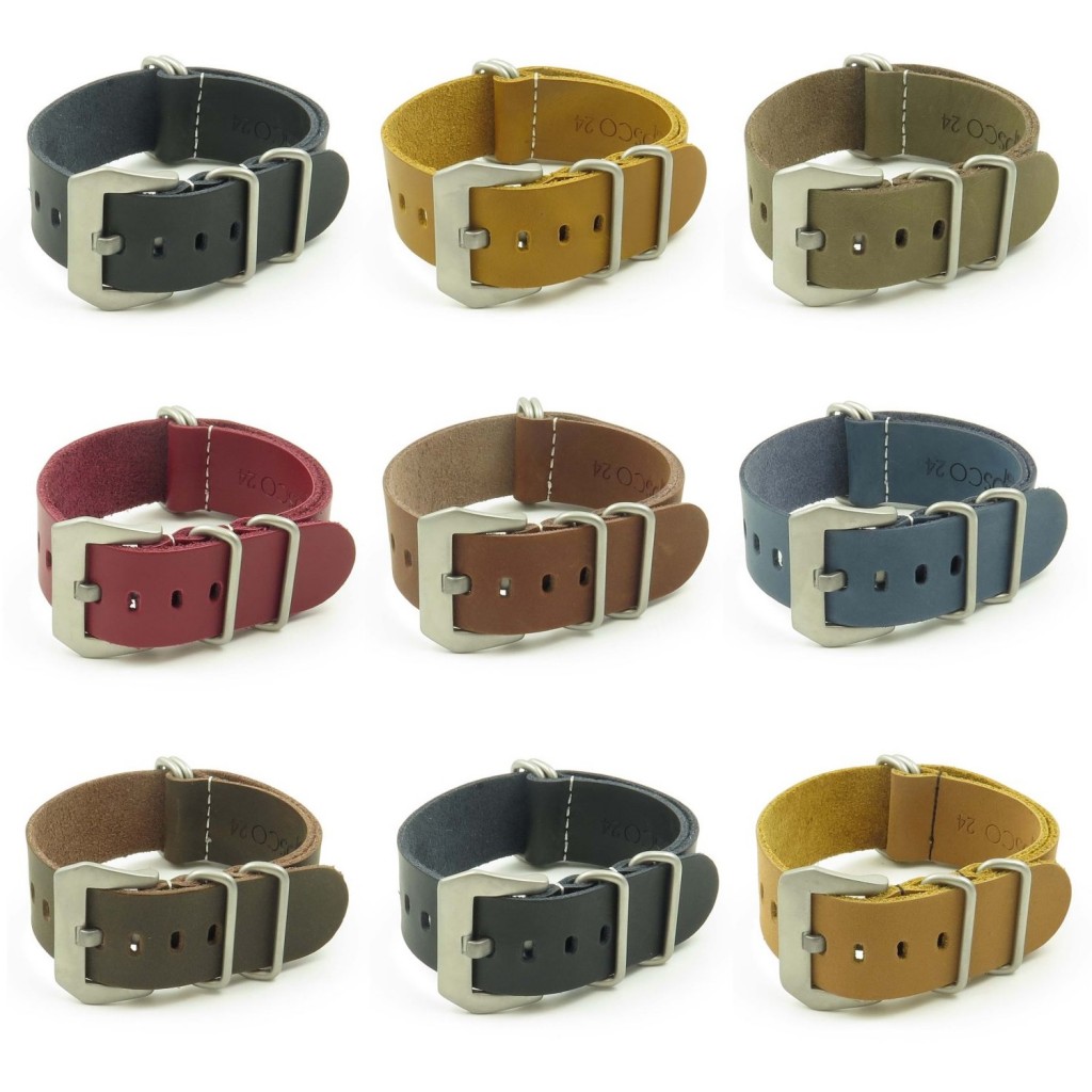 Leather One-Piece Strap w/ Pre-V Buckle | StrapsCo
