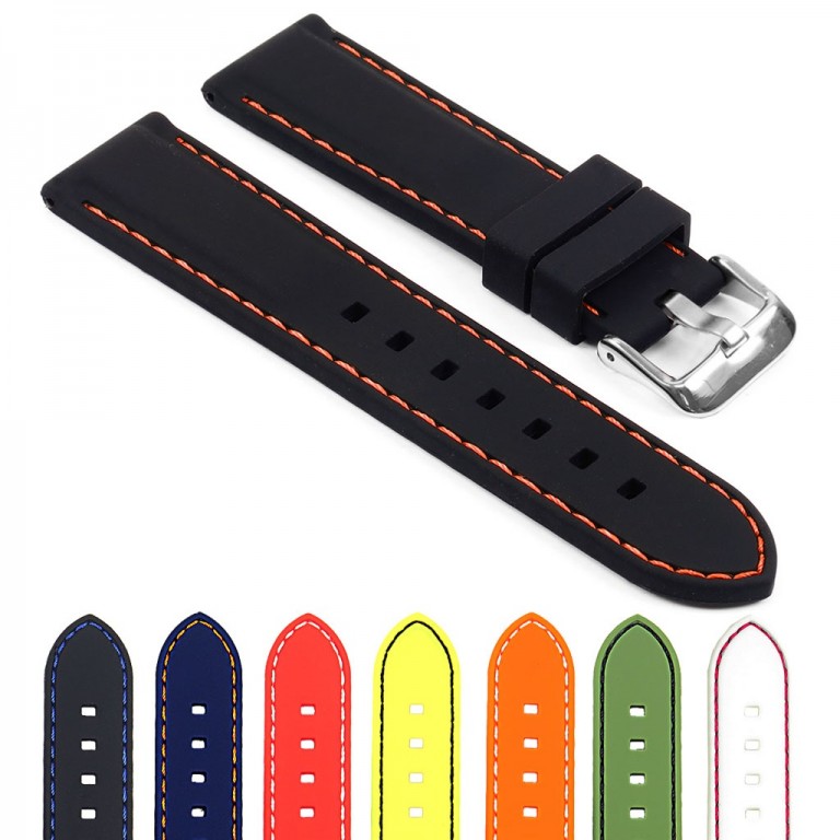 Rubber Strap with Stitching for Diesel On Full Guard | StrapsCo