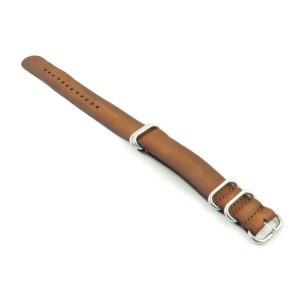Faded Vintage Leather One-Piece Strap | StrapsCo