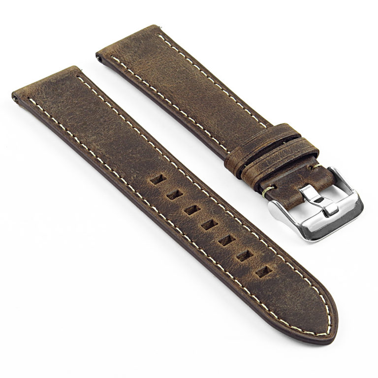 Vintage Leather Strap For Garmin Vivoactive 4 | StrapsCo