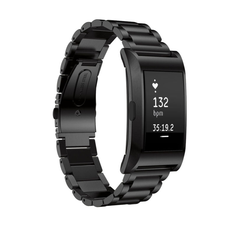 Stainless Steel Link Band with Frame for Fitbit Charge 2 | StrapsCo