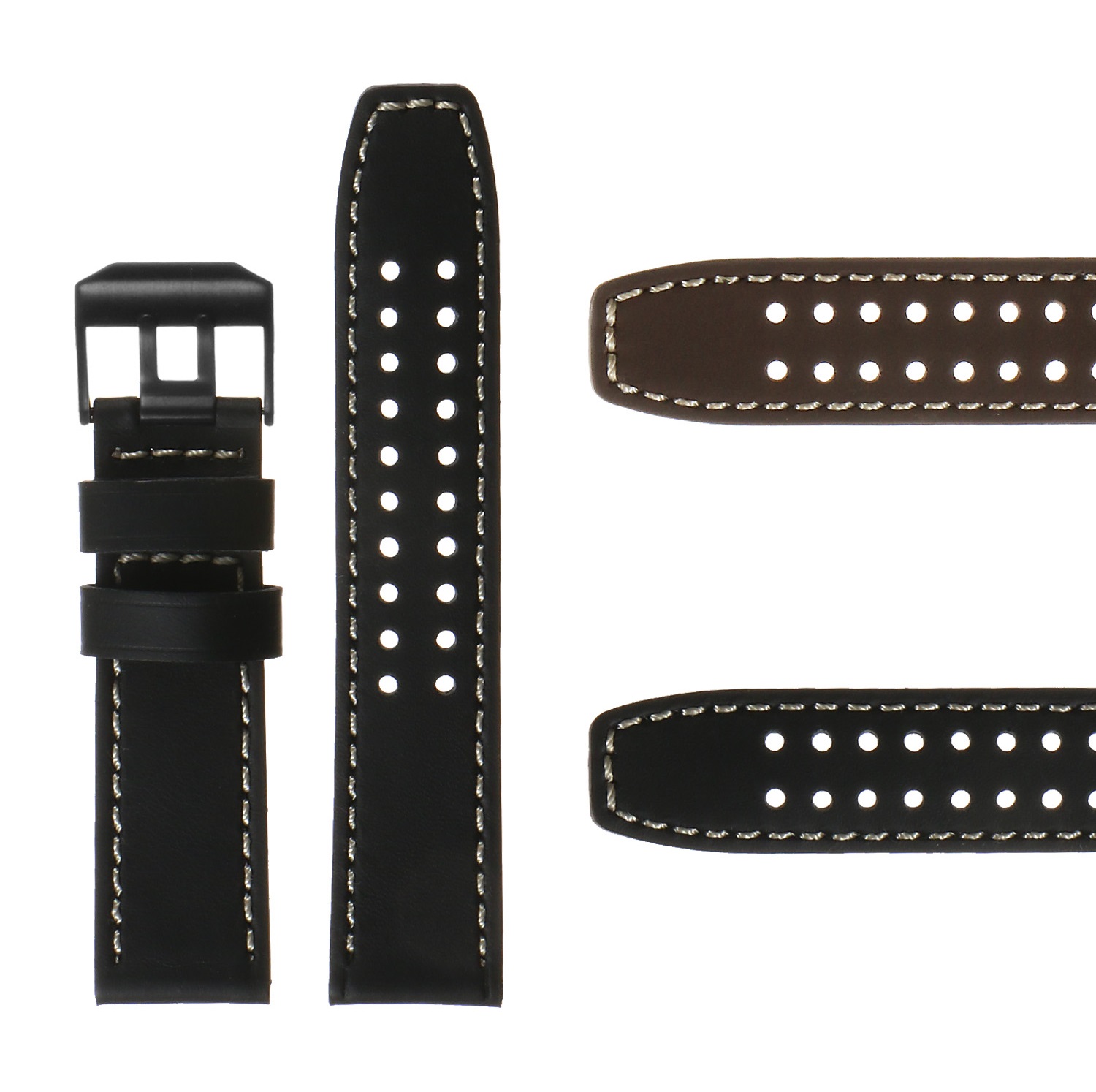 DASSARI 23mm Carbon Fiber Watch Strap for Luminox Evo | StrapsCo