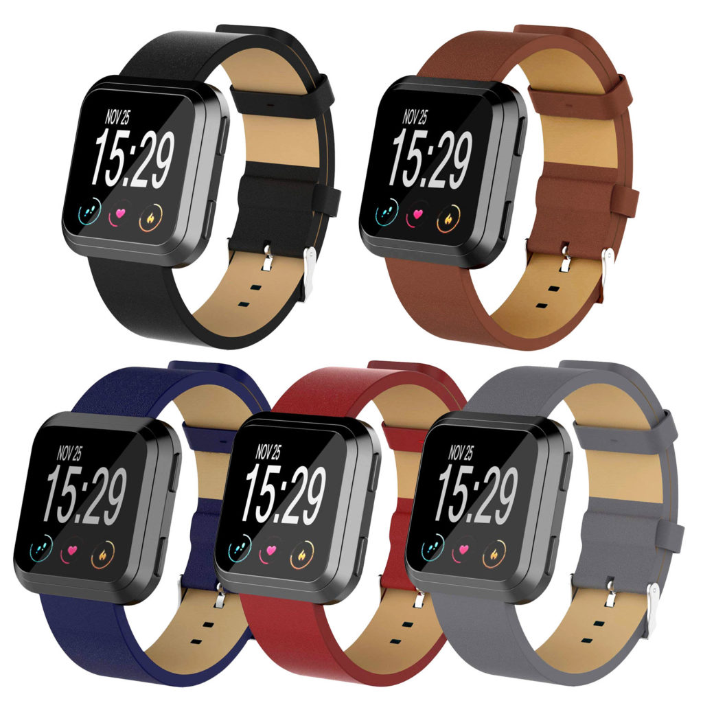 Everyday Leather Strap For Fitbit Versa & Versa 2 | StrapsCo