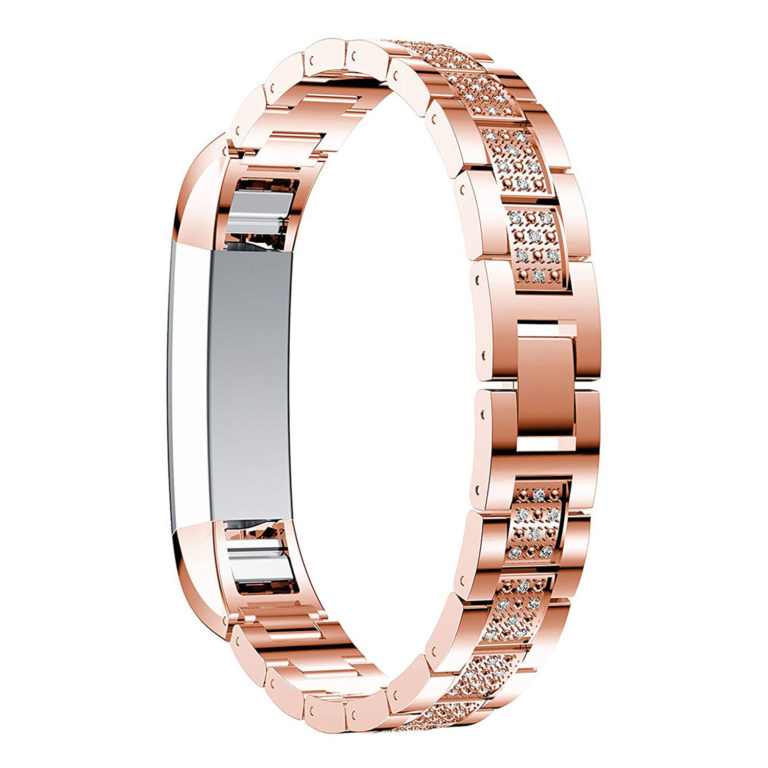 Stainless Steel Rhinestone Strap For Fitbit Alta & Alta HR | StrapsCo
