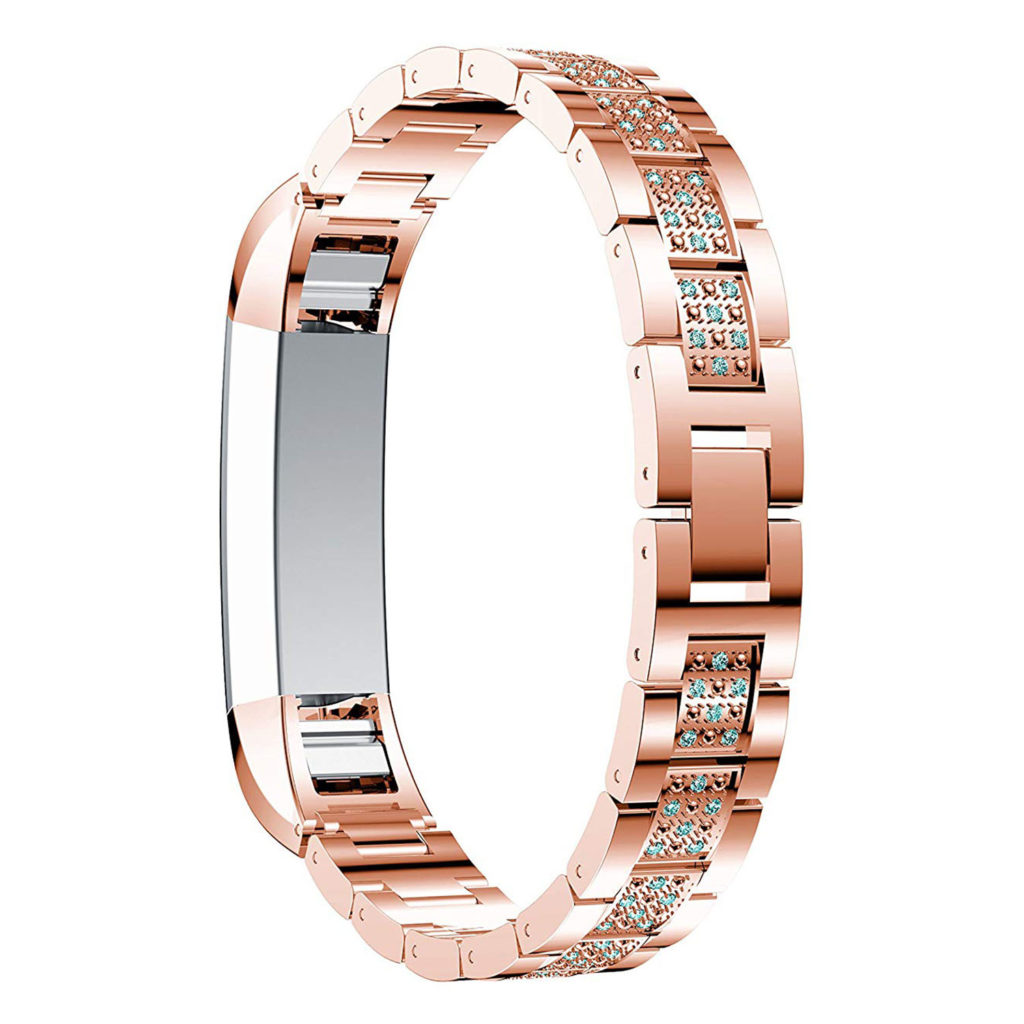 Stainless Steel Rhinestone Strap For Fitbit Alta & Alta HR | StrapsCo