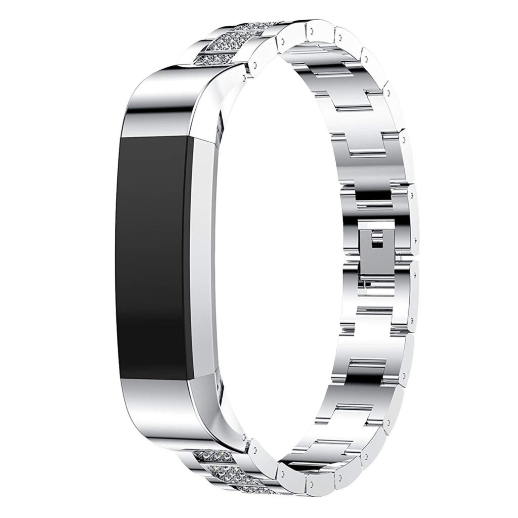 Stainless Steel Rhinestone Strap For Fitbit Alta & Alta HR | StrapsCo