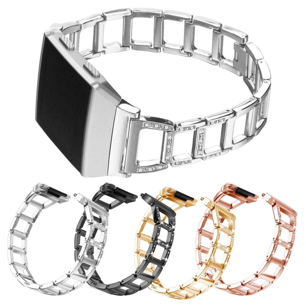 Rhinestone Bracelet For Fitbit Ionic | StrapsCo