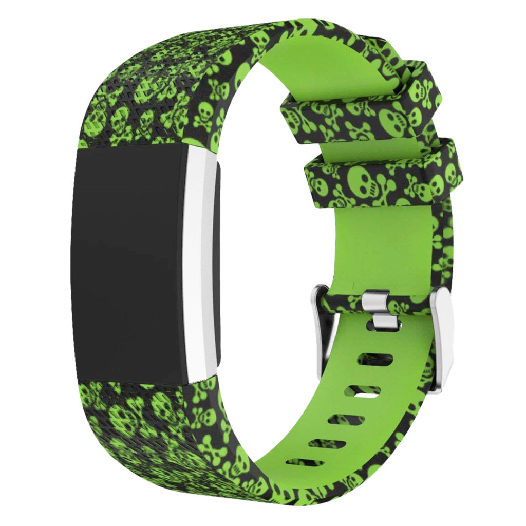 Patterned Rubber Strap For Fitbit Charge 2 | StrapsCo