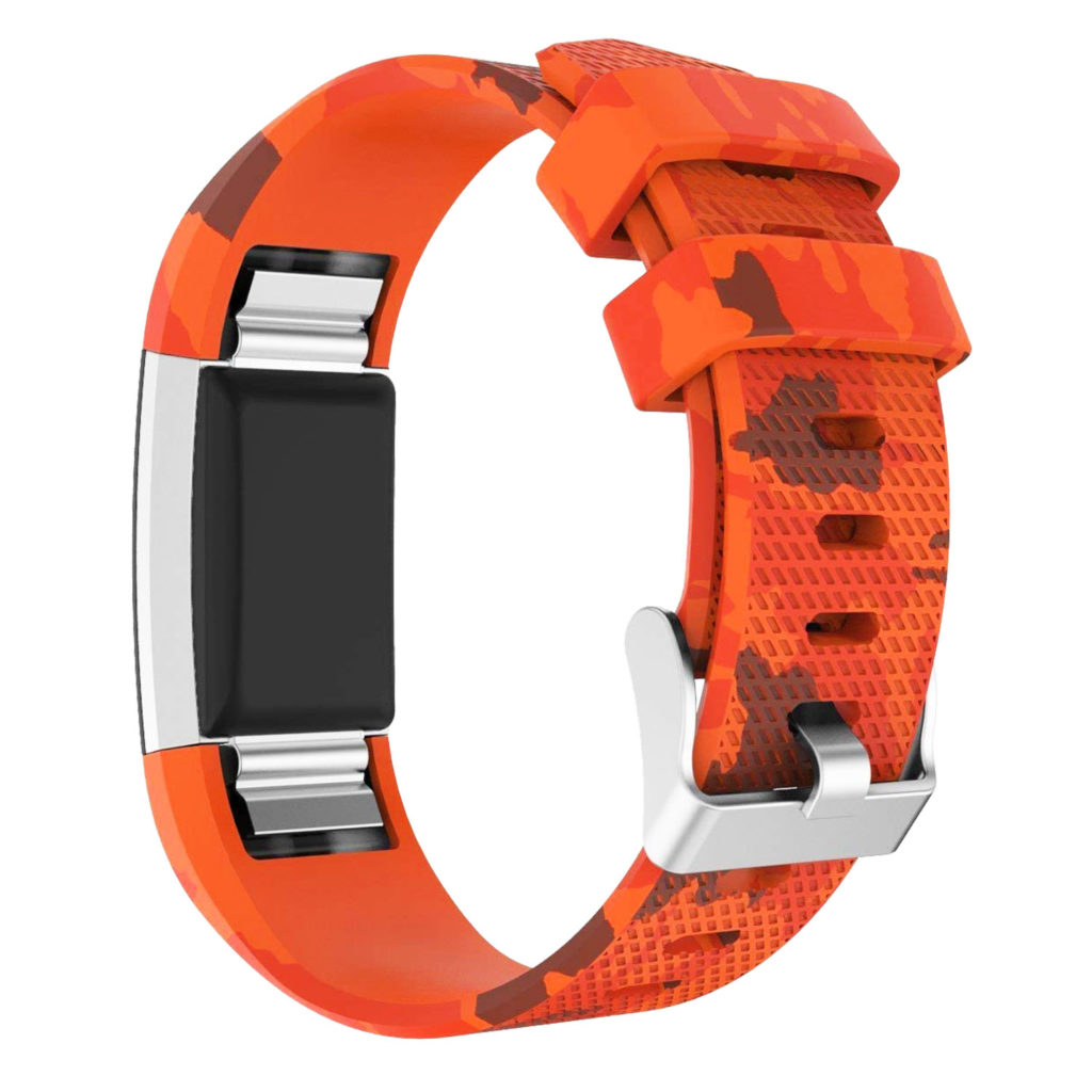 Patterned Rubber Strap For Fitbit Charge 2 | StrapsCo