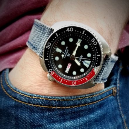 DASSARI Frayed Edge Canvas Strap | StrapsCo