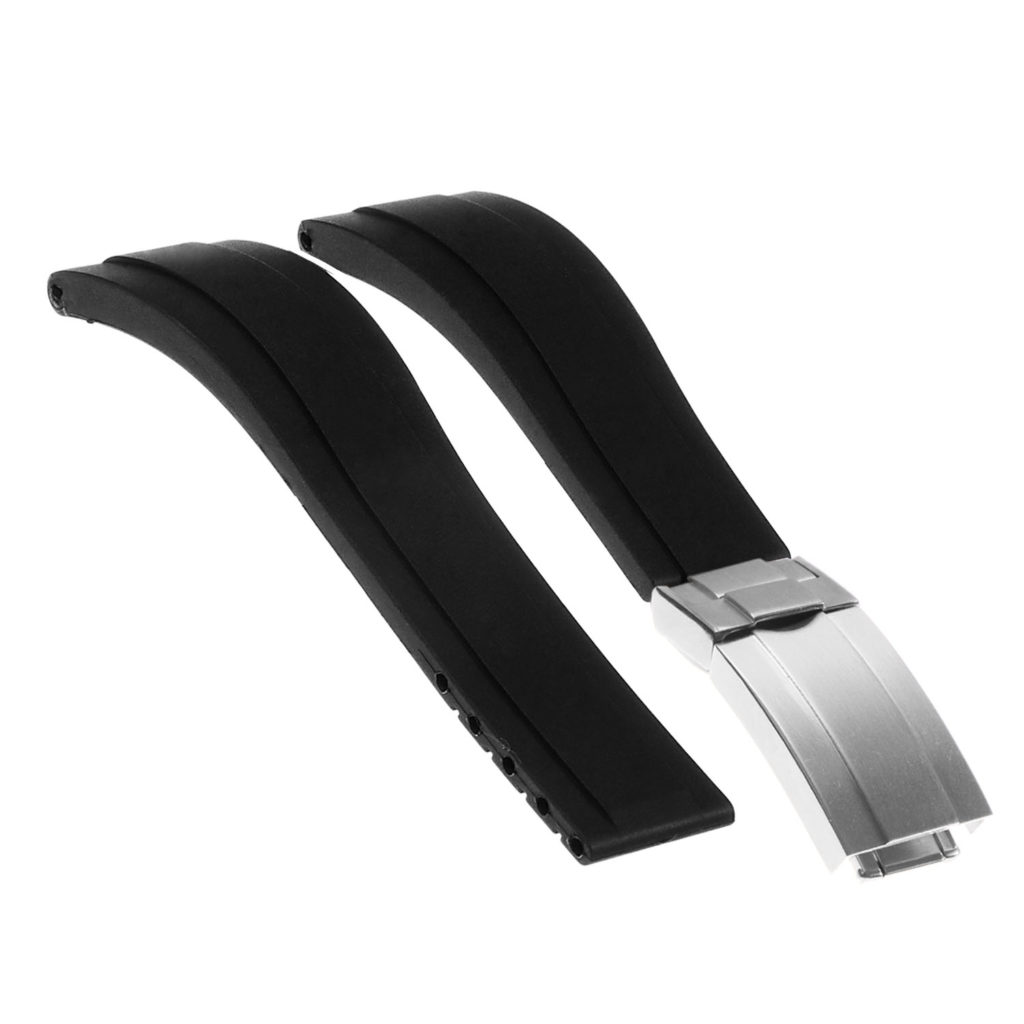 Rubber Replacement Strap with Straight Ends | StrapsCo