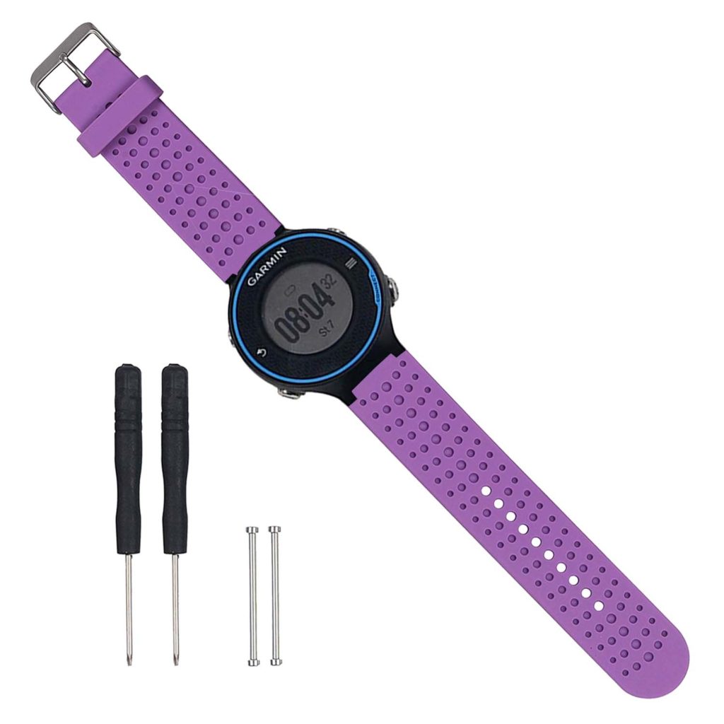 Rubber Strap for Garmin Forerunner 220 / 230 / 235 / 260 / 735XT ...