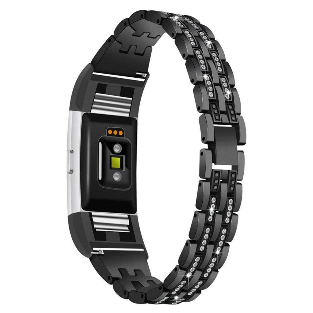 Metal Rhinestone Band For Fitbit Charge 2 | StrapsCo