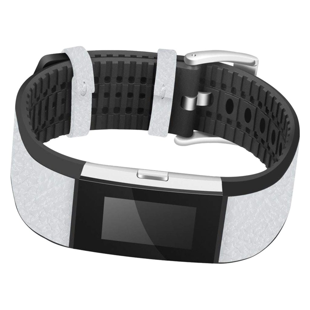Rubber & Leather Strap For Fitbit Charge 2 | StrapsCo