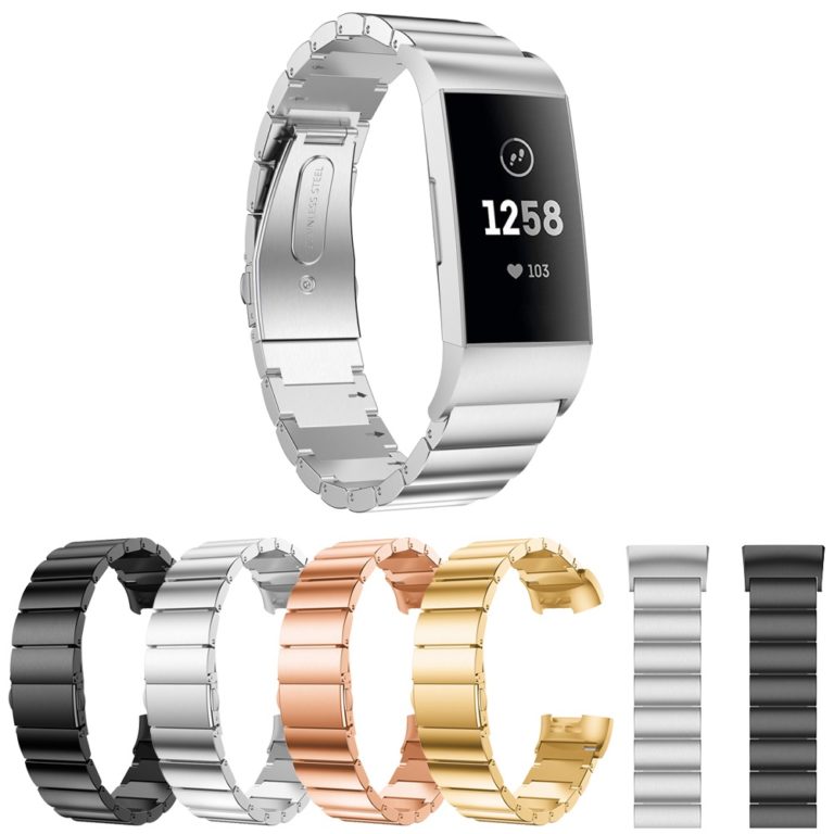 Stainless Steel Band For Fitbit Charge 4 & Charge 3 | StrapsCo