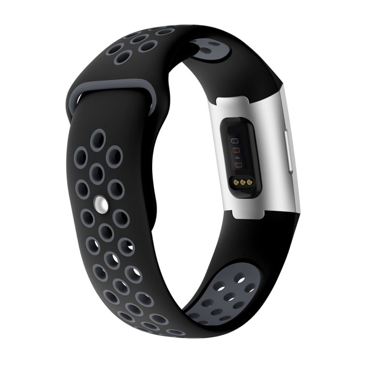 Perforated Rubber Band For Fitbit Charge 4 & Charge 3 | StrapsCo