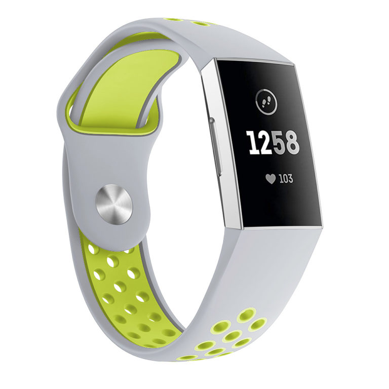 Perforated Rubber Band For Fitbit Charge 4 & Charge 3 | StrapsCo