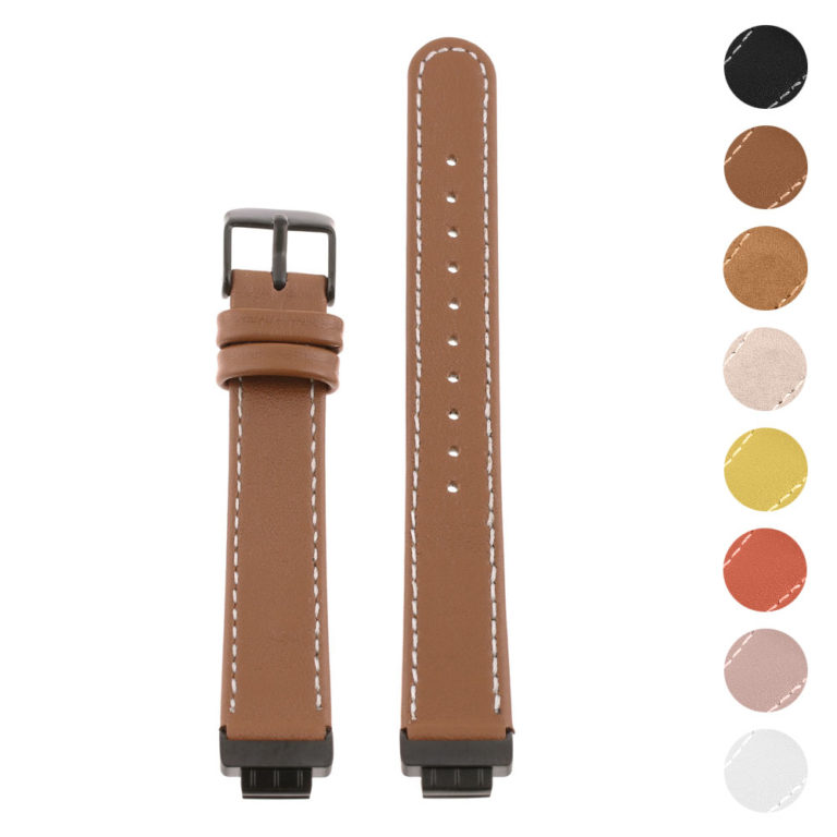 Leather Band w/ Black Buckle For Fitbit Inspire & Inspire HR | StrapsCo