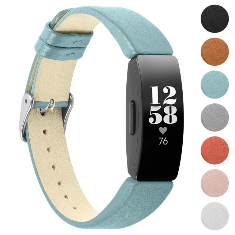Smooth Leather Band For Fitbit Inspire & Inspire HR | StrapsCo
