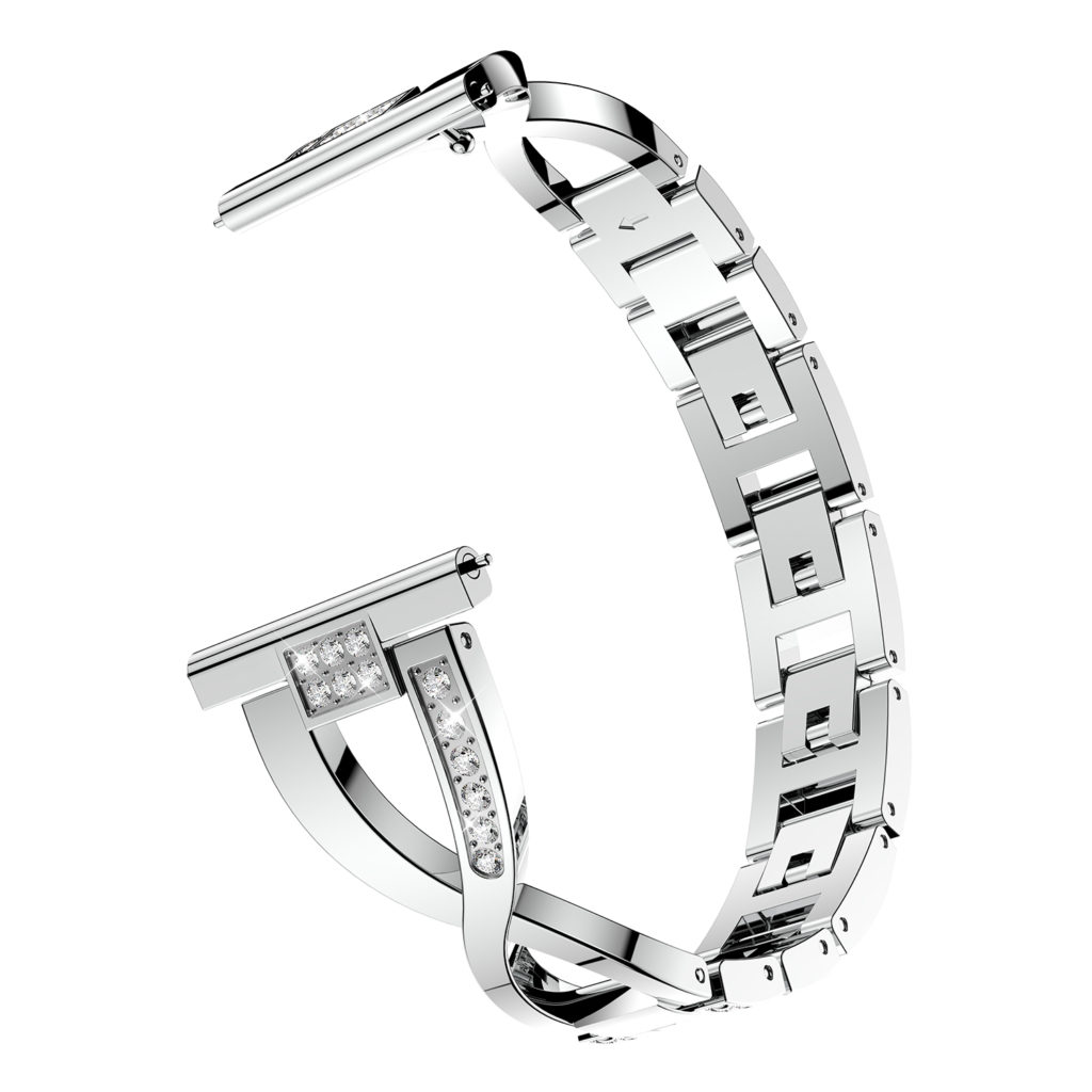 Bracelet w/ Rhinestones For Fitbit Versa & Versa 2 | StrapsCo