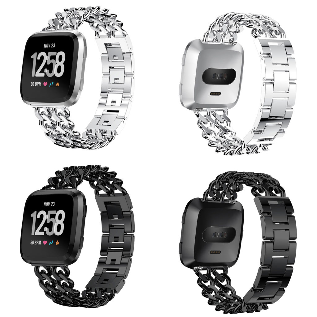 Chain Link Bracelet For Fitbit Versa & Versa 2 | StrapsCo