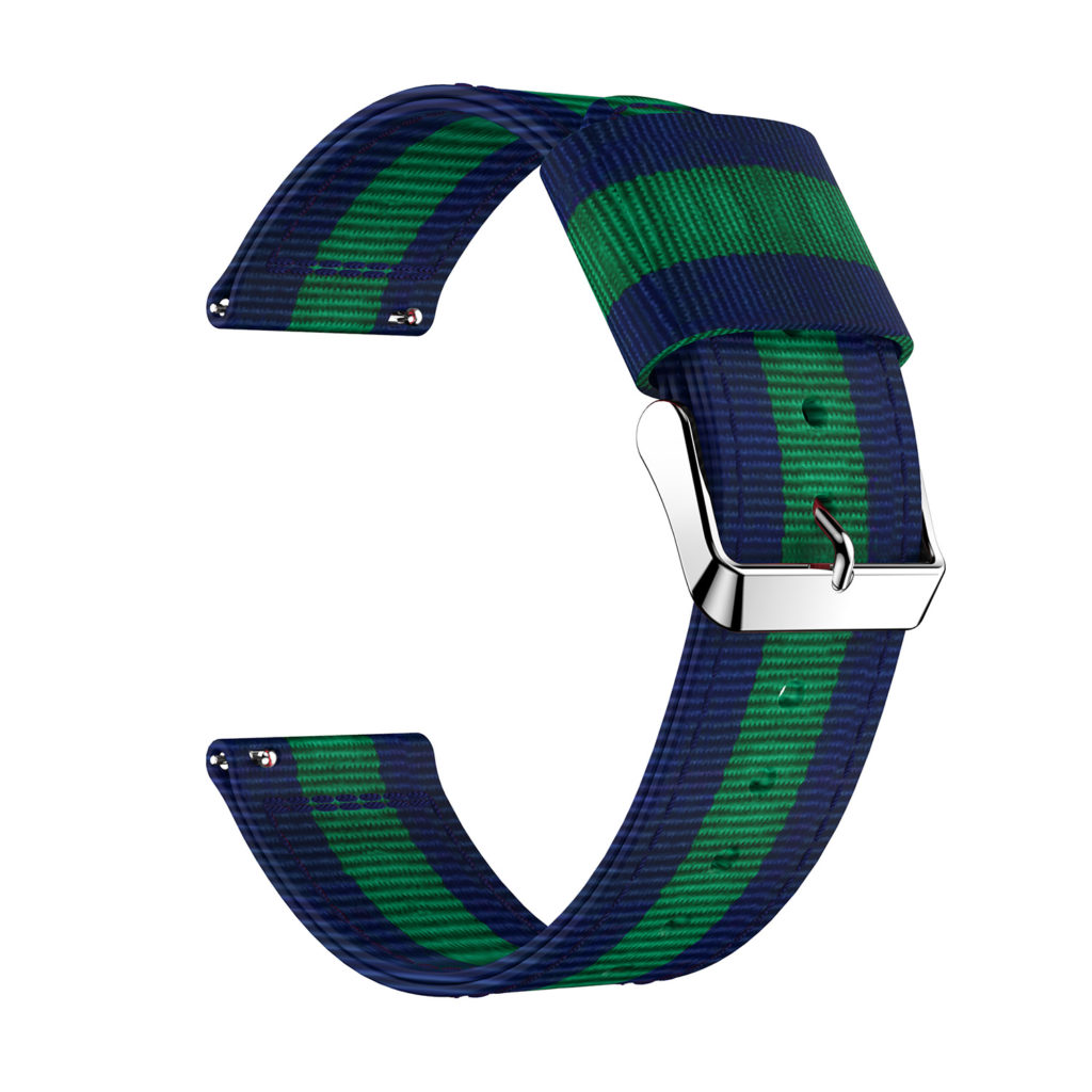 Striped Nylon Strap For Fitbit Versa & Versa 2 | StrapsCo
