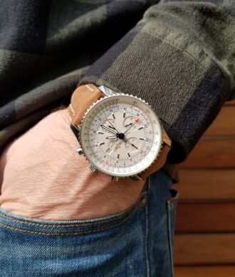 One Watch, Four Looks: Breitling Navitimer World | StrapsCo