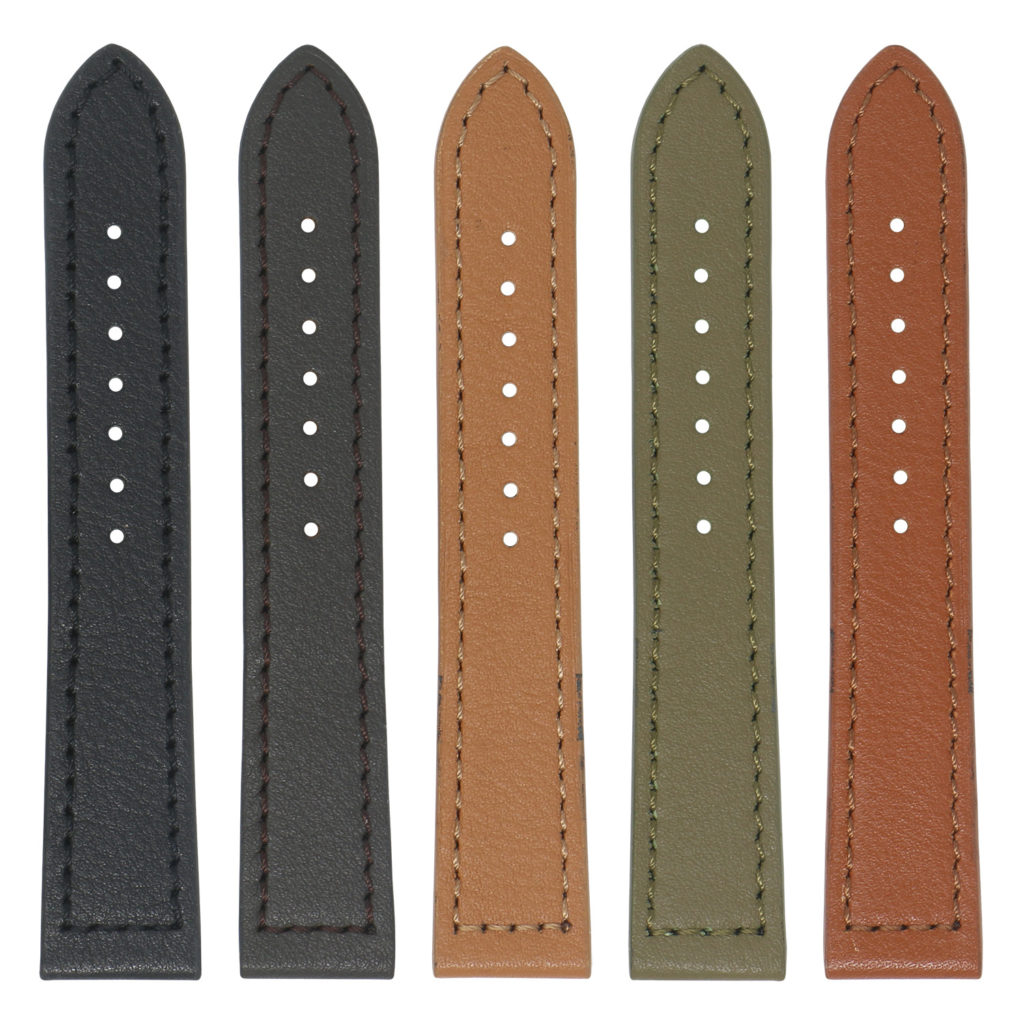 Leather Military Bund Strap By DASSARI | StrapsCo