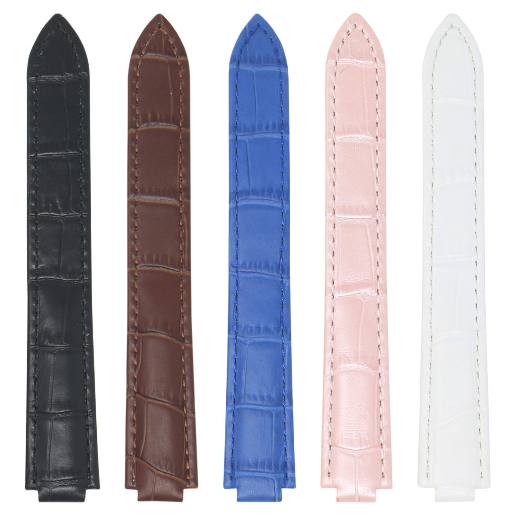 Croc Leather Strap for Cartier Santos 100 | StrapsCo