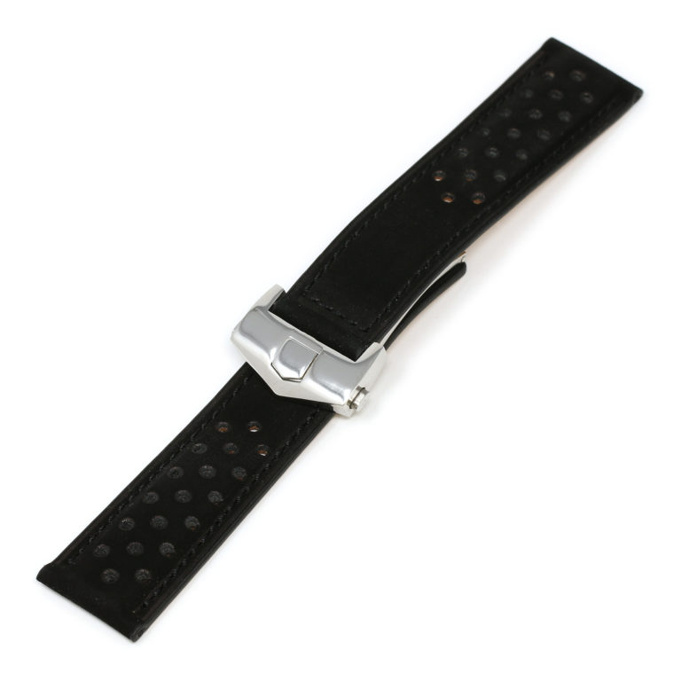 Perforated Suede Strap for Tag Heuer Carrera | StrapsCo