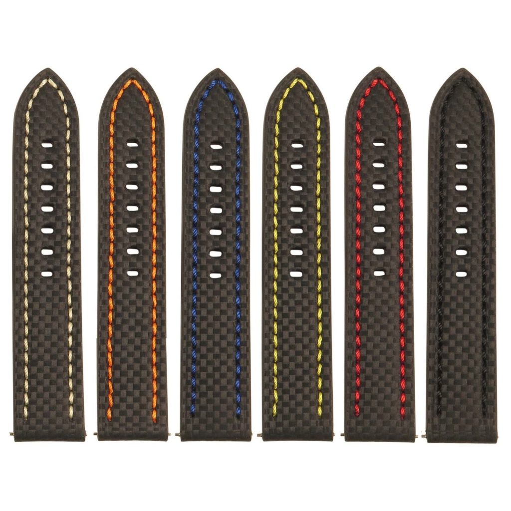 Stitched Carbon Fiber Strap For Apple Watch | StrapsCo