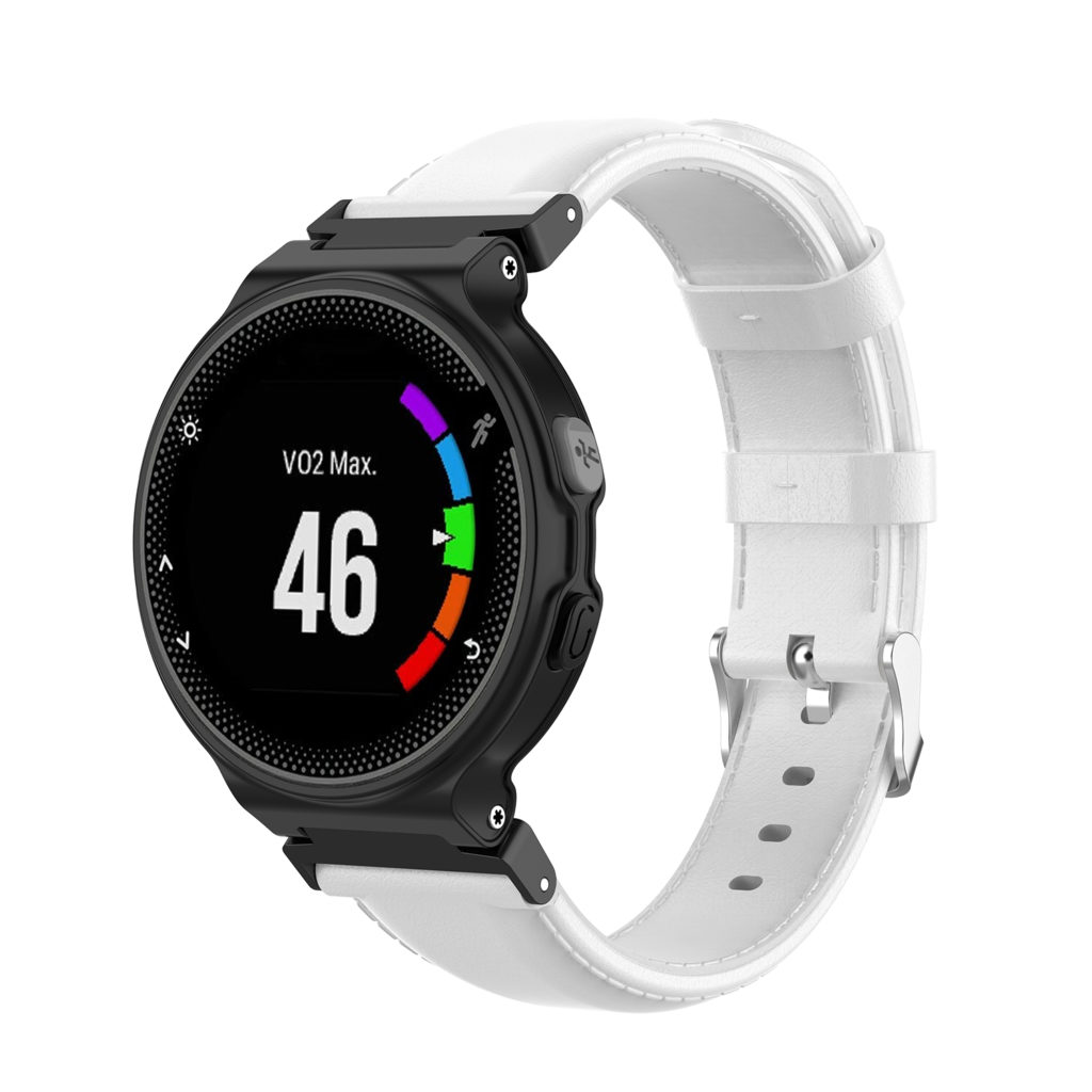 Classic Leather Strap For Garmin Forerunner 220 / 230 / 235 / 260 / 620 ...