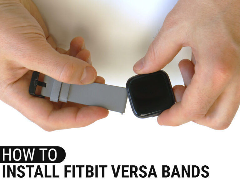 How To Install Fitbit Versa Bands | StrapsCo