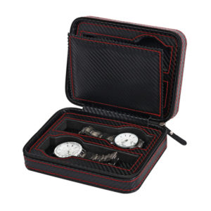 Carbon Fiber Watch Case for 4 Watches | StrapsCo