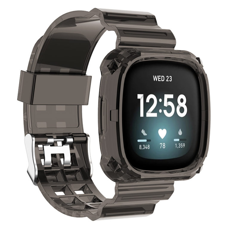 Transparent Case Strap For Fitbit Sense | StrapsCo