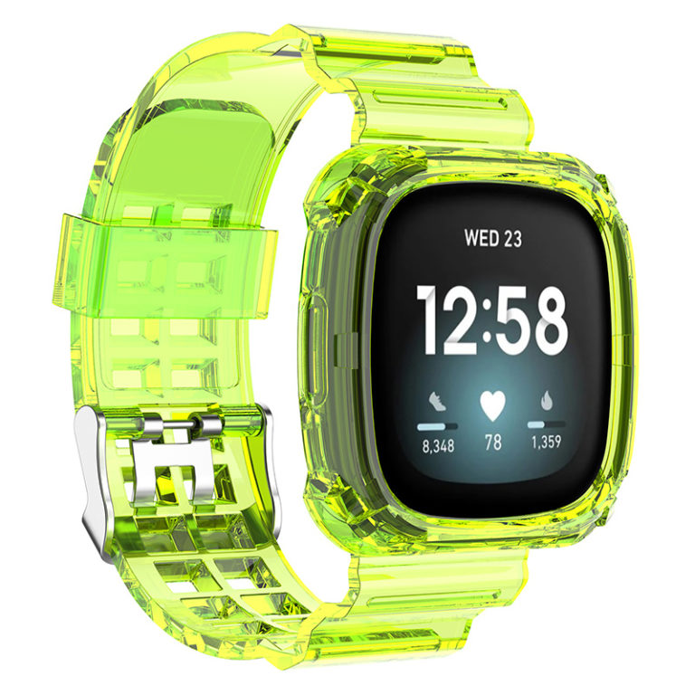 Transparent Case Strap For Fitbit Sense | StrapsCo