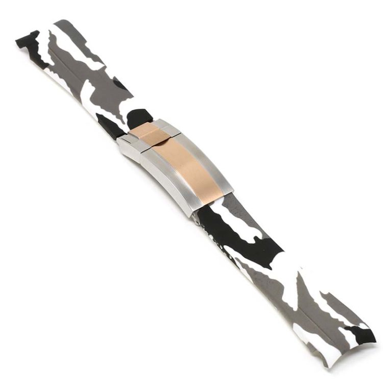 Fitted Camo Rubber Strap for Rolex | StrapsCo