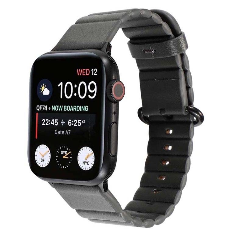 Leather Link Band for Apple Watch | StrapsCo