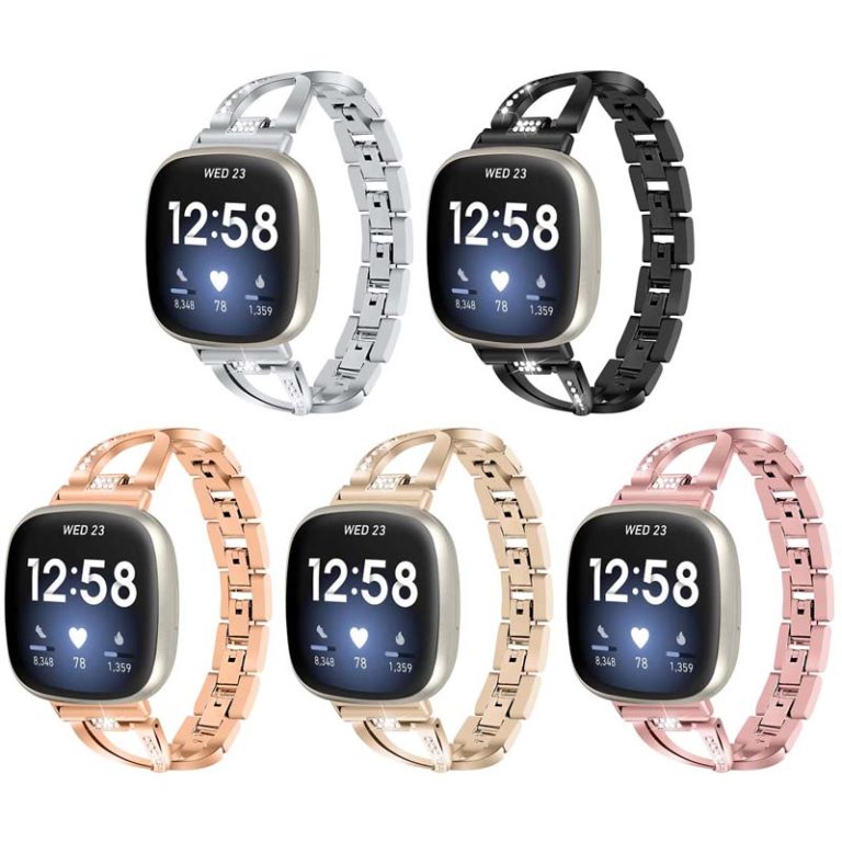 Infinity Bracelet with Rhinestones For Fitbit Sense | StrapsCo