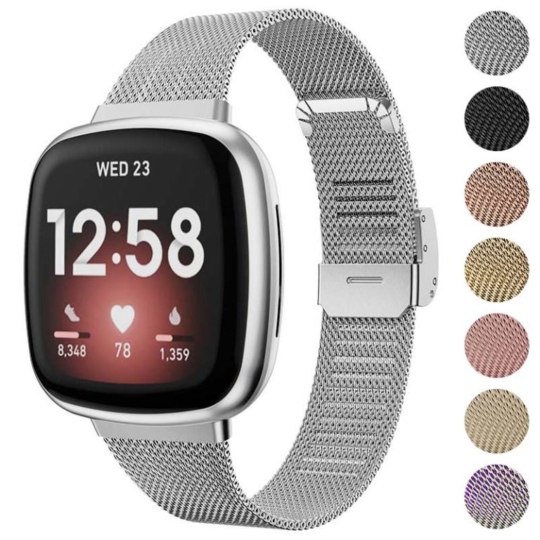 Slim Mesh Band For Fitbit Sense | StrapsCo
