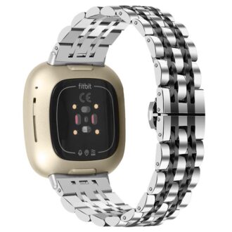 Stainless Steel Bracelet with Hidden Clasp for Fitbit Sense | StrapsCo