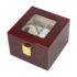 Windowed Wood Watch Box for 2 Watches | StrapsCo