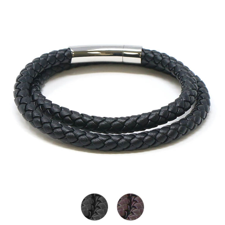 Bolo Wrap Bracelet with Silver Clasp | StrapsCo