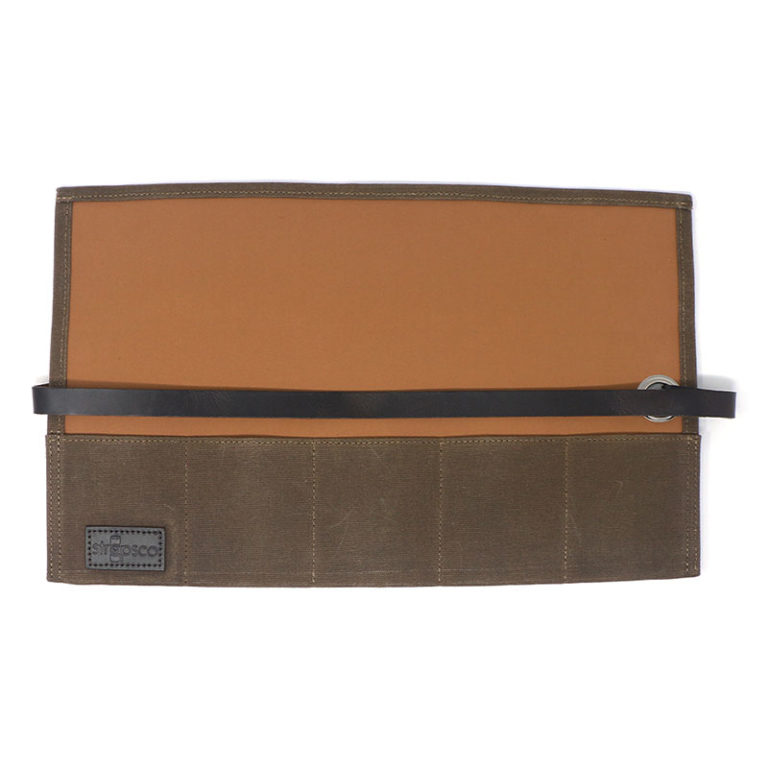 Waxed Canvas Watch Roll for 5 Watches | StrapsCo