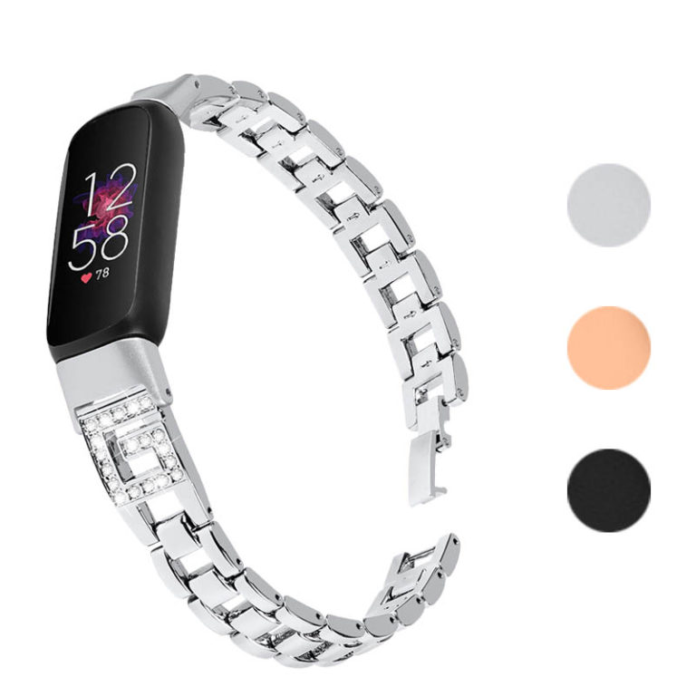 G-Link Rhinestones Bracelet For Fitbit Luxe | StrapsCo
