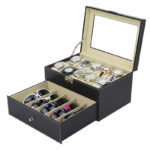 Double Layer Combination Watch Sunglasses Box for 10 Watches | StrapsCo