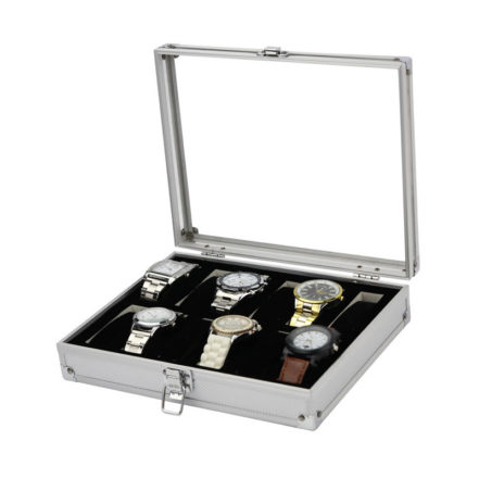Aluminum Watch Box for 12 Watches | StrapsCo