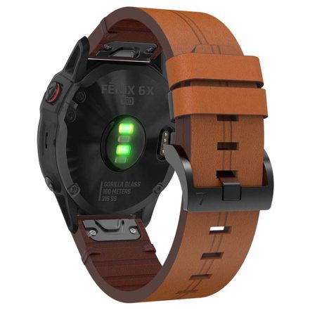 Leather Adventure Strap For Garmin Fenix 6X | StrapsCo