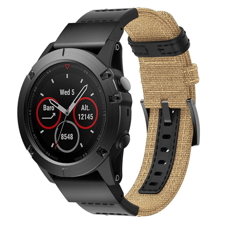 Rugged Canvas Band For Garmin Venu | StrapsCo