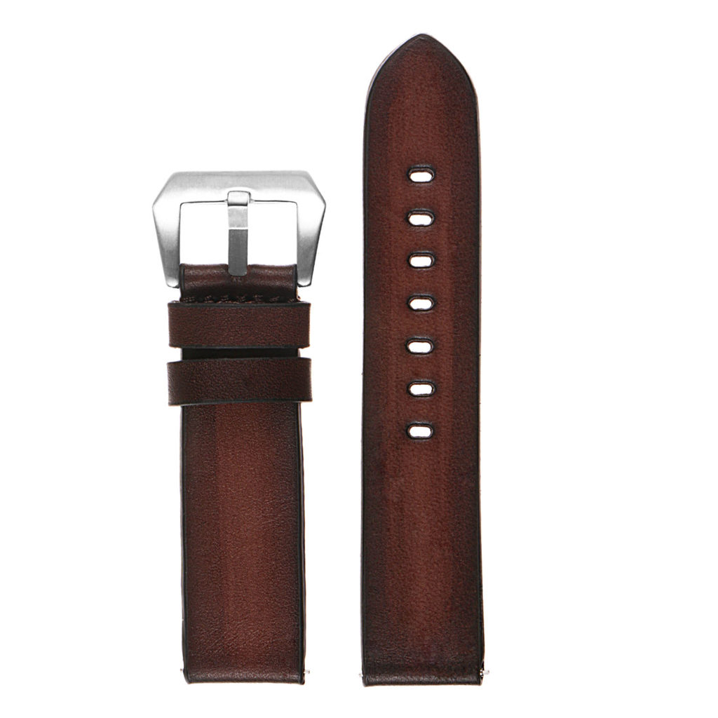 Vintage Faded Leather Strap For MoonSwatch | StrapsCo